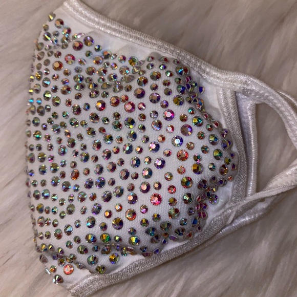 Accessories | Brand New Bedazzled Face Mask | Poshmark